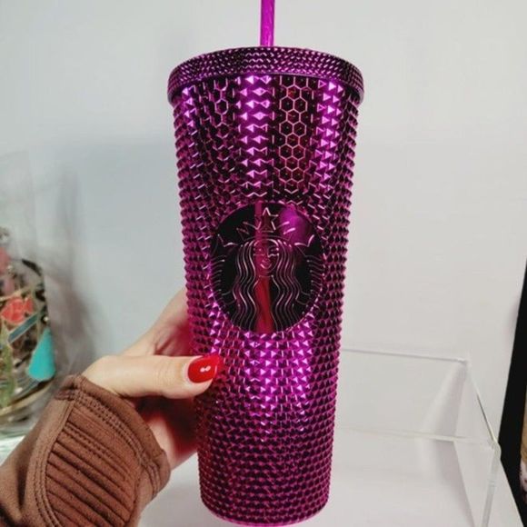 Starbucks | Kitchen | Starbucksholiday Release 222 Pink Venti Studded ...